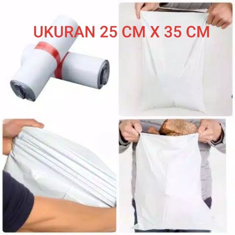 25x35cm PLASTIC POLYMAILER PLASTIC ENVELOPE OLSHOP | Shopee Malaysia