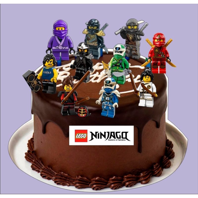 LEGO Ninjago cake topper (1set) | Shopee Malaysia