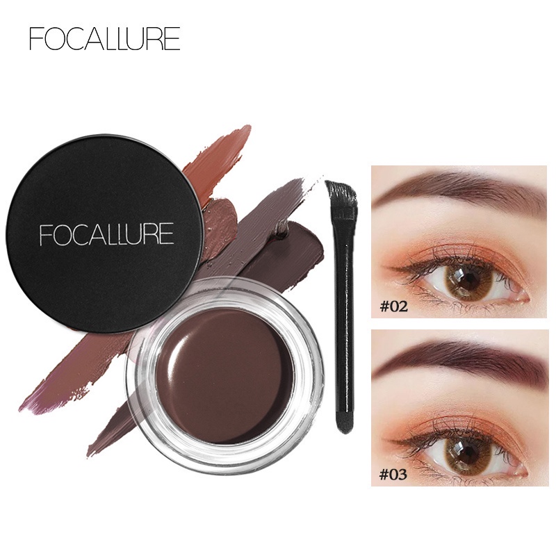 FOCALLURE FA23 Long Lasting Waterproof Eyebrow Gel 5 Colors Eyebrow ...