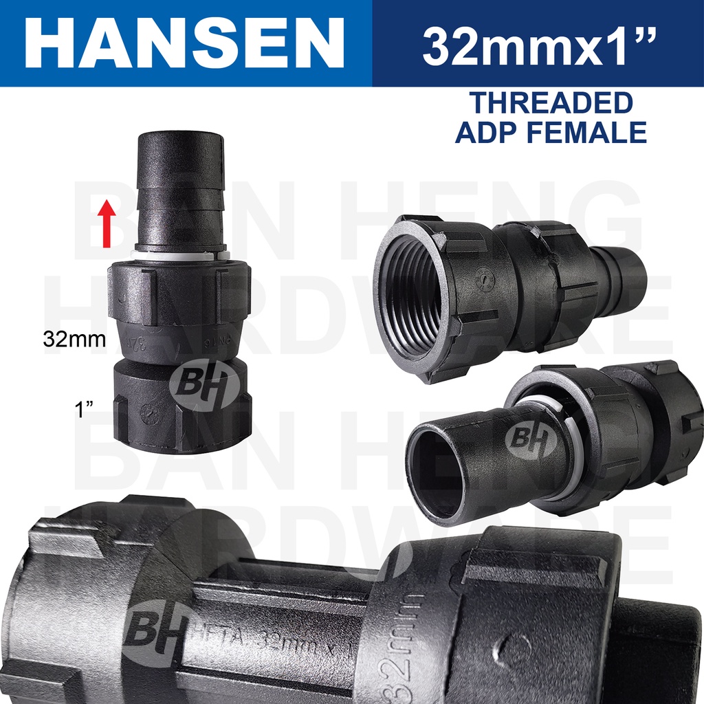 Hansen Fitting Elbow,Tee,Socket,Coupling,Tank Connector / Poly Fitting ...