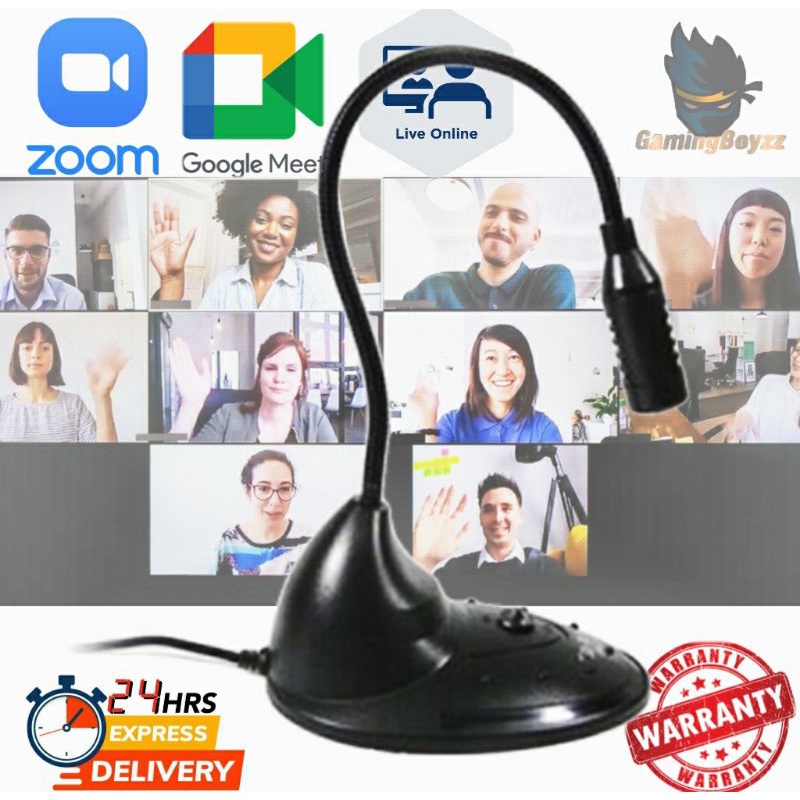 Desktop Microphone Online Class Mic Gaming Mic Omnidirectional ...