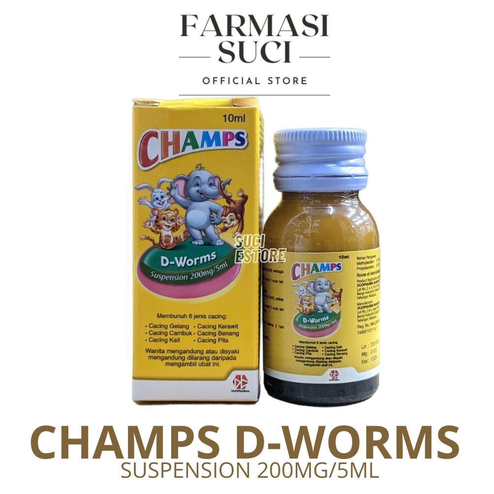 Champs D-Worms Suspension 200mg/5ml 10ml | Shopee Malaysia