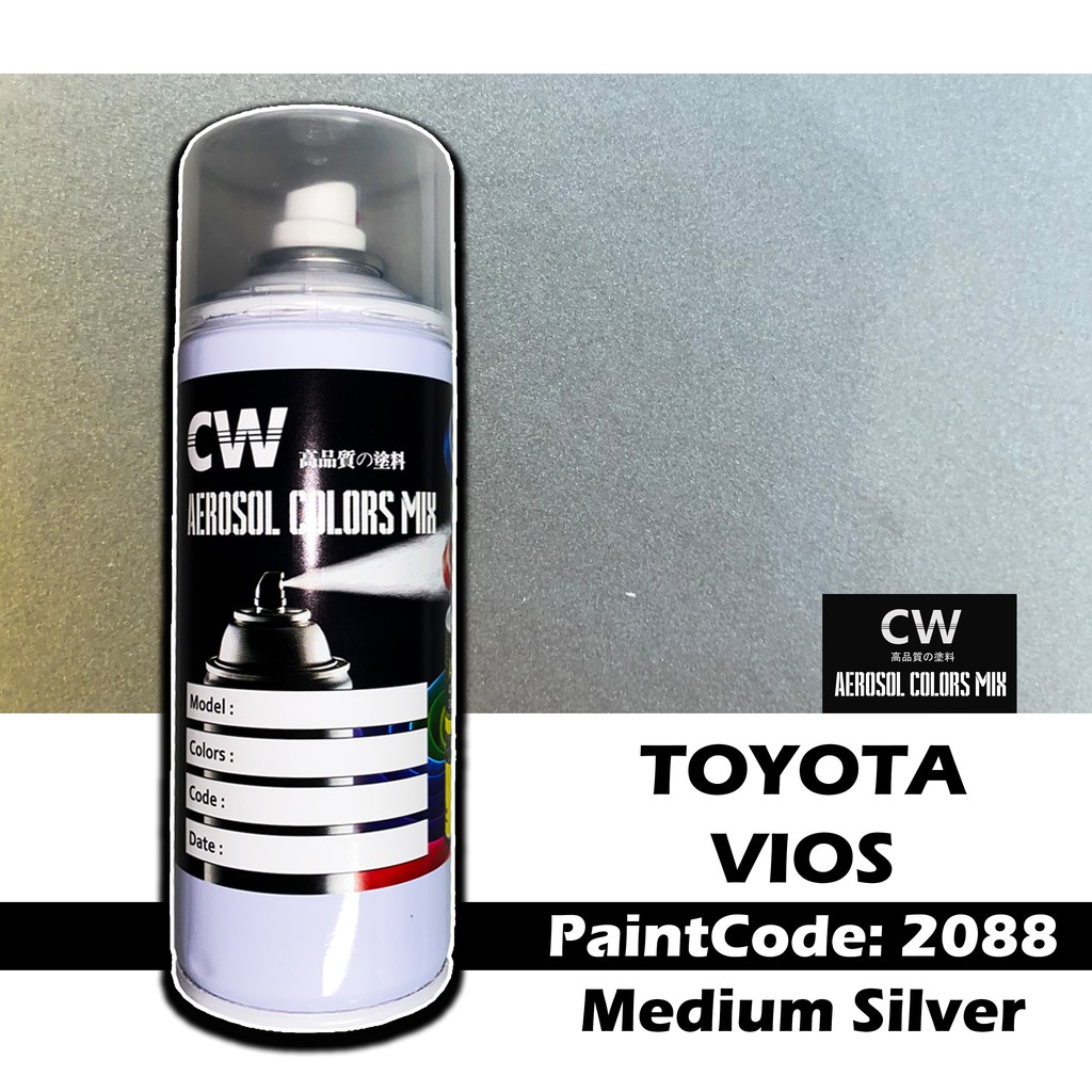 [ Toyota Vios Touch Up Paint All Colors ] CW Aikka DIY Cat Aerosol ...