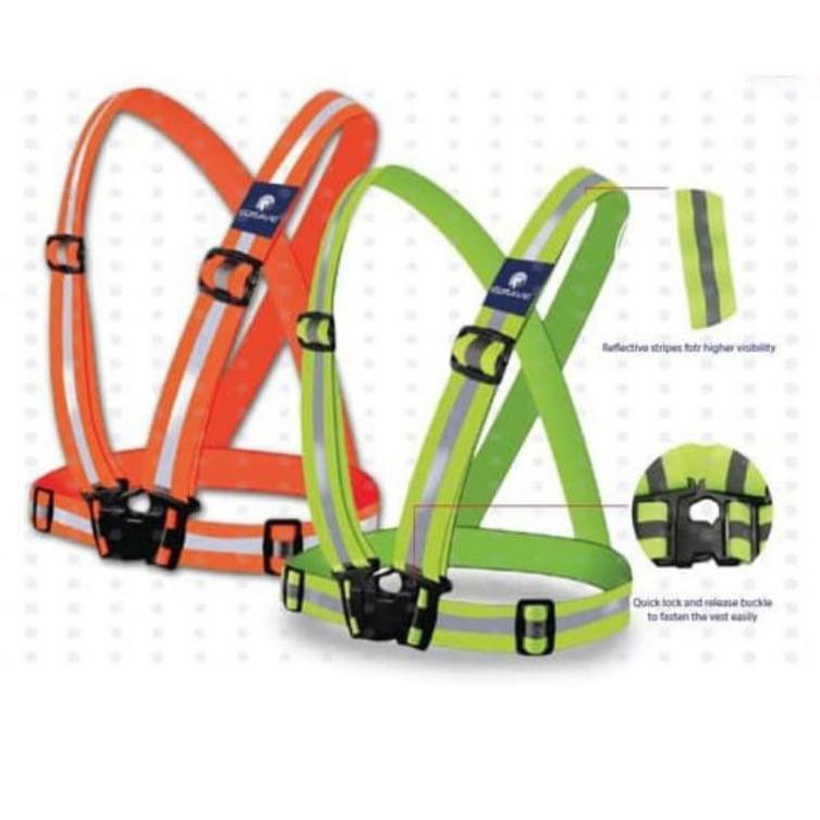 JTE V GOSAVE ELASTIC RUBBER SAFETY VEST - COLORFUL VARIANTS | Shopee ...