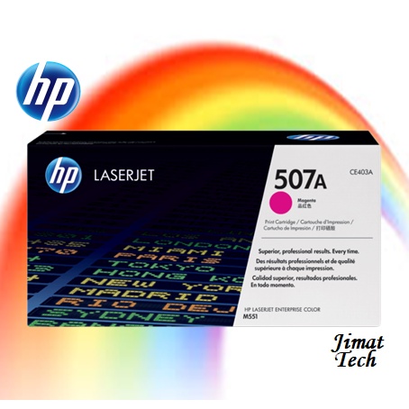 HP 507A - CE400A/ CE401A/ CE402A/ CE403A (B/C/Y/M) Original Color ...