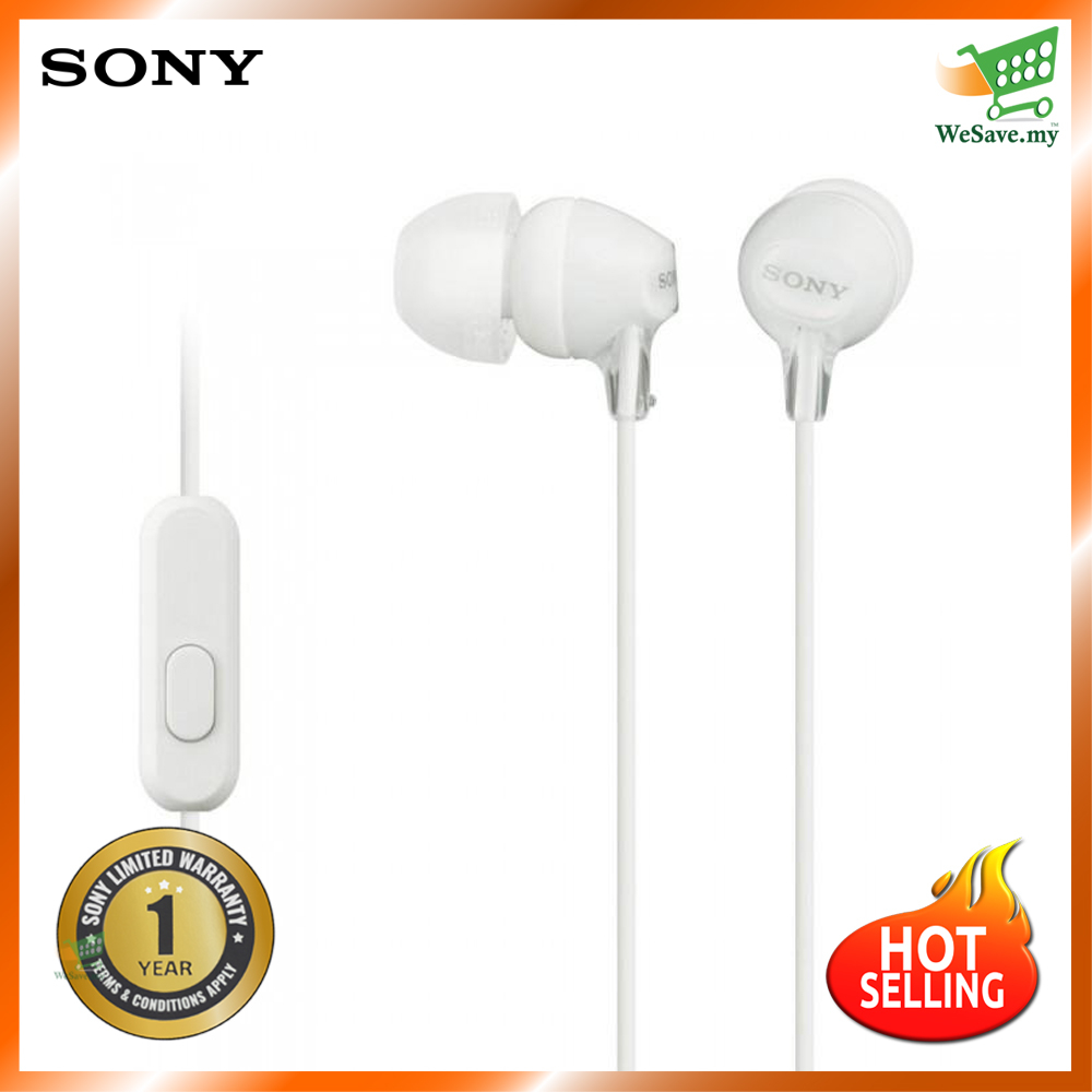 Sony MDR-EX15AP In-ear Headphone with Mic (Original) | Shopee Malaysia