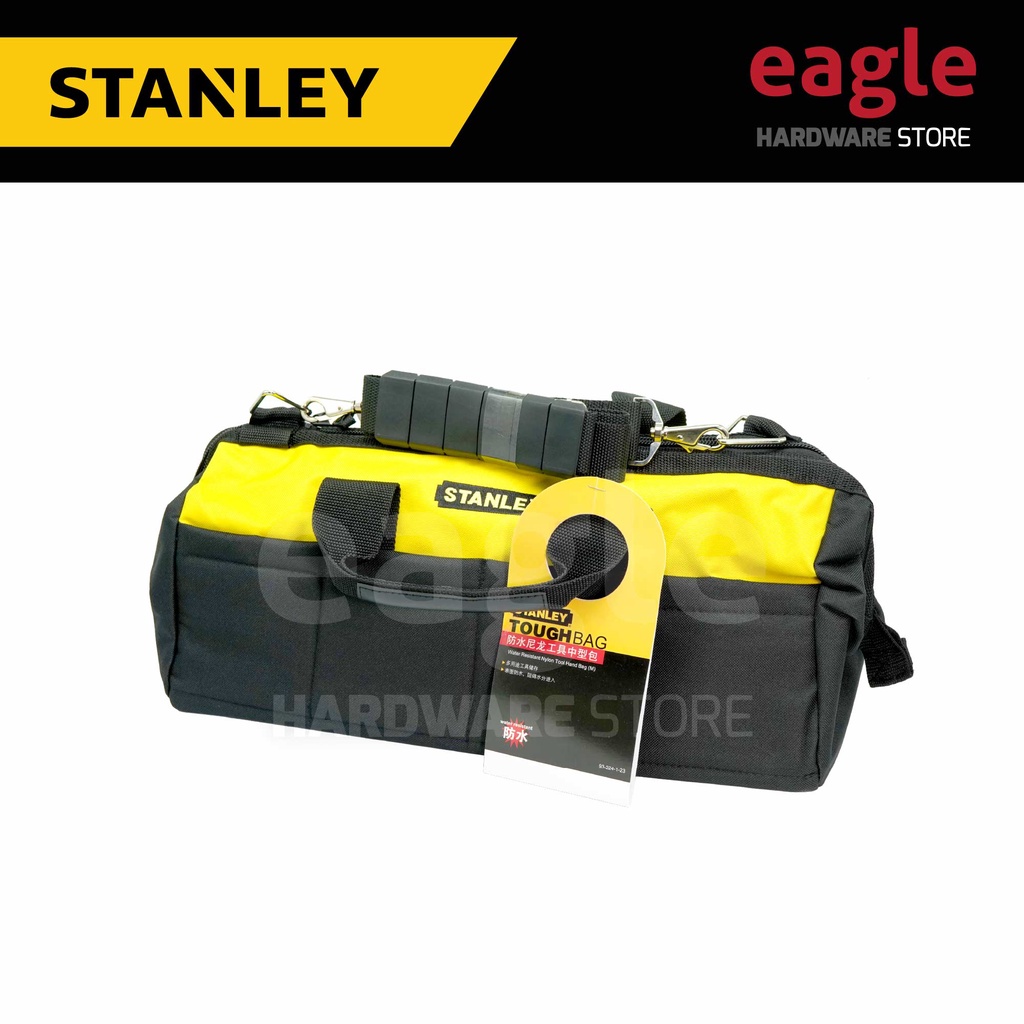 Stanley 93-224 18" Water Resistant Nylon Tough Tool Bag | Shopee Malaysia
