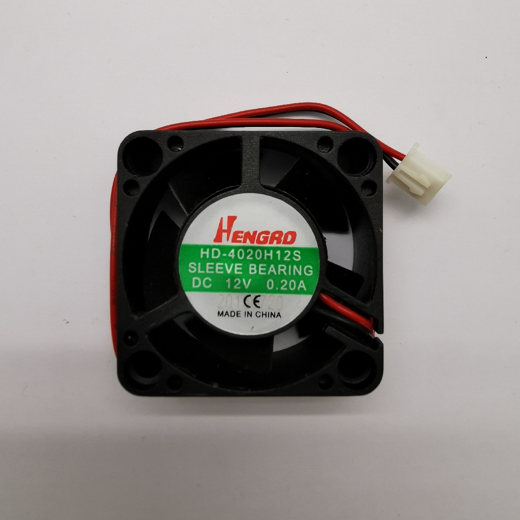 HENGRD 12VDC Axial Blower Fan with Sleeve Bearing 40 x 40 x 20mm (HD-4020H12S) | Shopee Malaysia