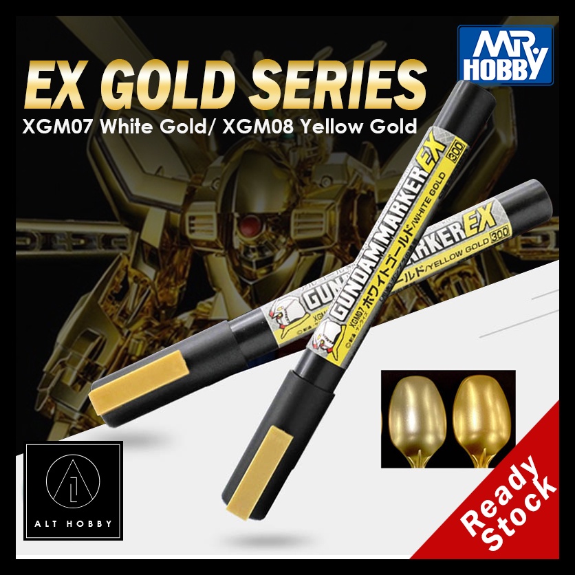 Mr Hobby XGM Gundam Marker Gold Series / EX Gundam Marker XGM07 XGM08 ...