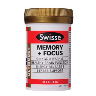 SWISSE Ultiboost Memory + Focus (50 tablets) | Shopee Malaysia