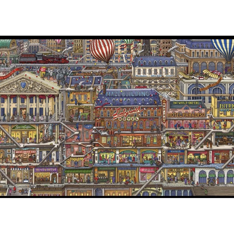 500 Pcs Wooden Jigsaw Puzzle ( Hotel ) | Shopee Malaysia