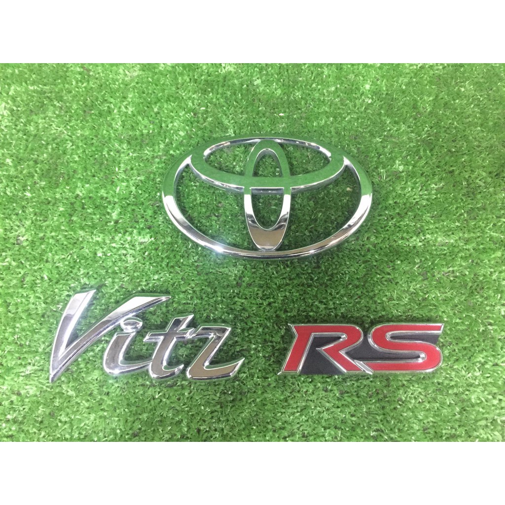 Toyota Yaris VITZ RS Emblems / Logo Ori Japan | Shopee Malaysia