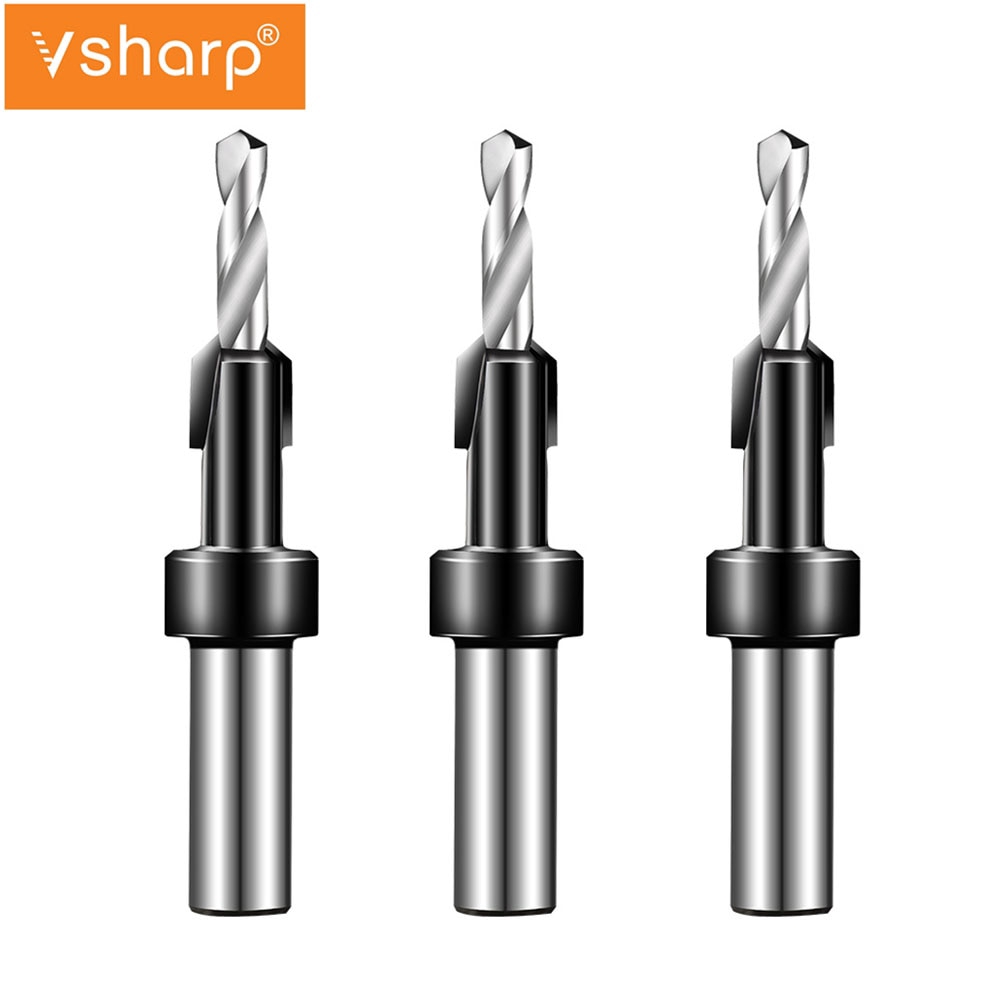 Dia.6-14mm Countersink Drill Woodworking Drill Bit Drilling Pilot Holes ...