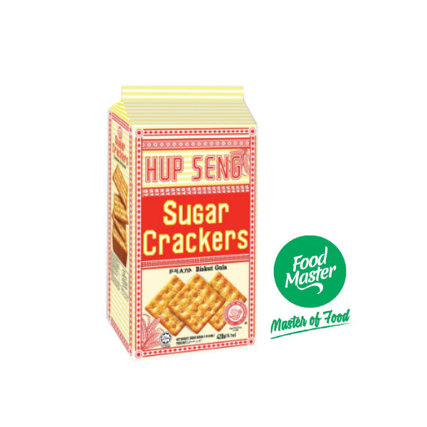 Hup Seng Sugar Crackers biscuit @ 428 gms ( Free Premium Packing ...