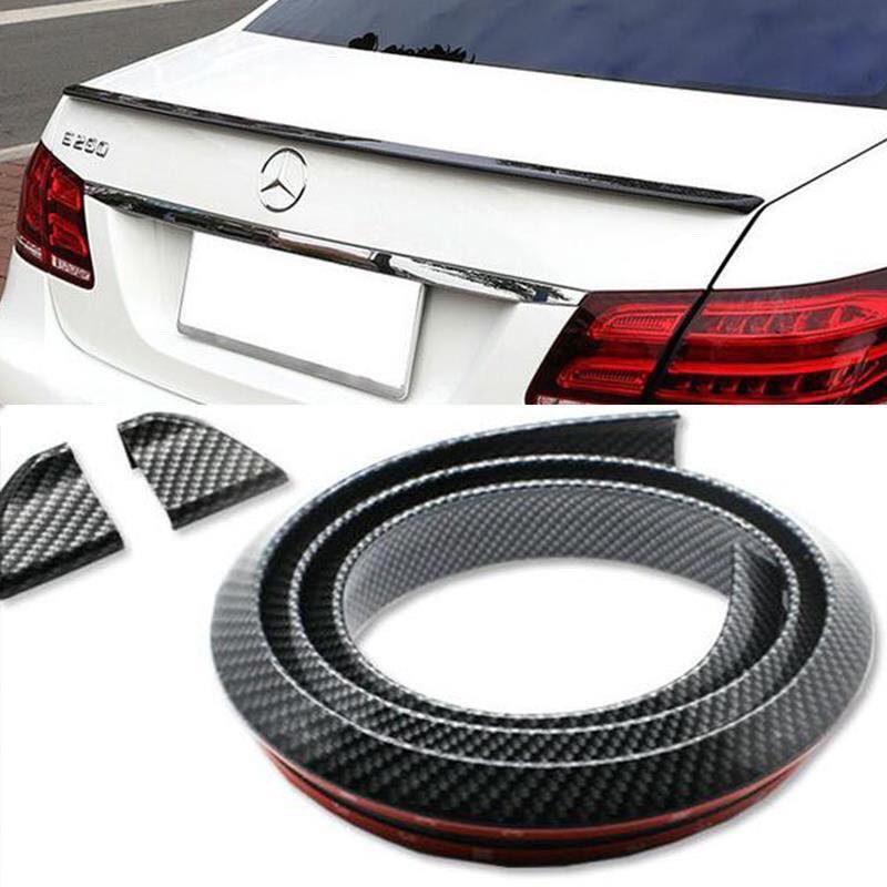 SAMURAI Carbon Spoiler Ducktail/Rear Rubber Bonnet/Roof/Trunk(2 edge ...