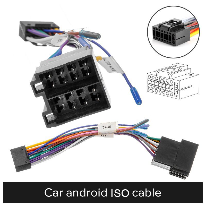 Car Stereo Power Harness Socket Proton For Android Player 9"/10 ...