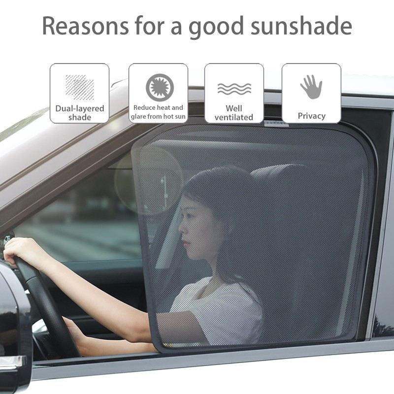 ♀Magnetic Sun Shade Perodua Car Auto Side Window Curtain SUNSHADE AXIA ...