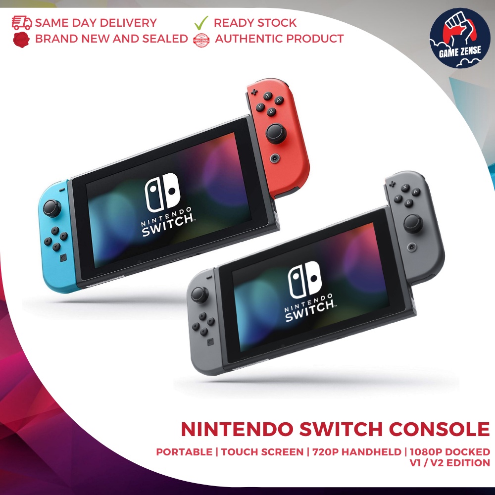 [NINTENDO] Nintendo Switch Neon / Grey | Nintendo Switch Enhanced Neon ...