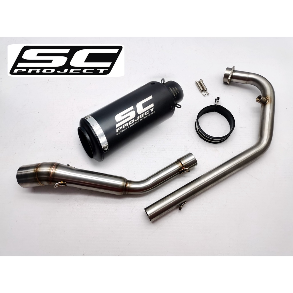 SC Project Exhaust Benelli 150S Ekzos Tabung Power Boom MOTOR Muffler ...