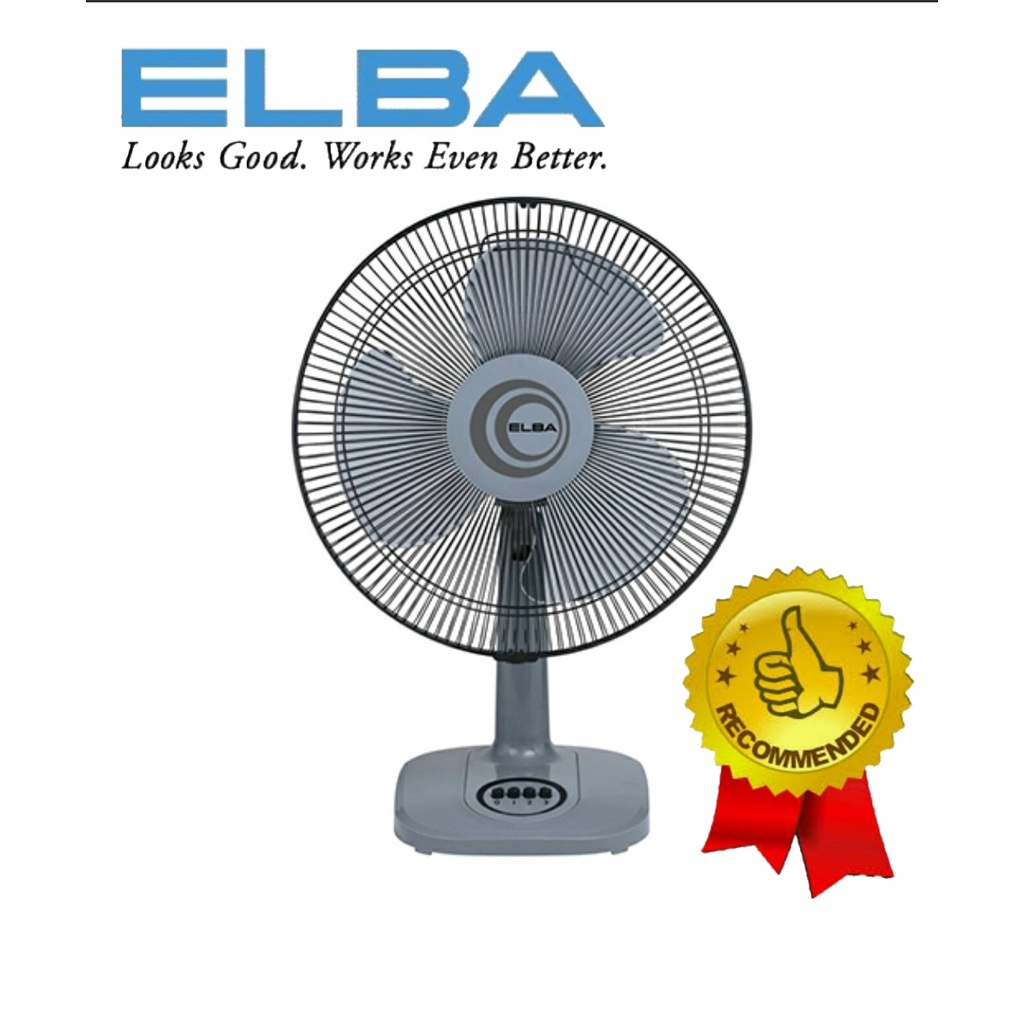 ELBA Table Fan 16" ETF-G1620(GR) / ETFG1620 | Shopee Malaysia