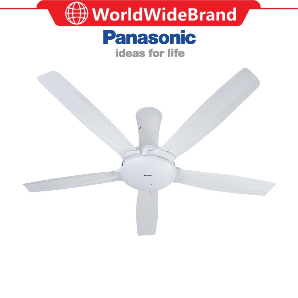 [WHITE] PANASONIC F-M14DZ BAYU CEILING FAN (56") 5 BLADES F-M14DZVBWH ...