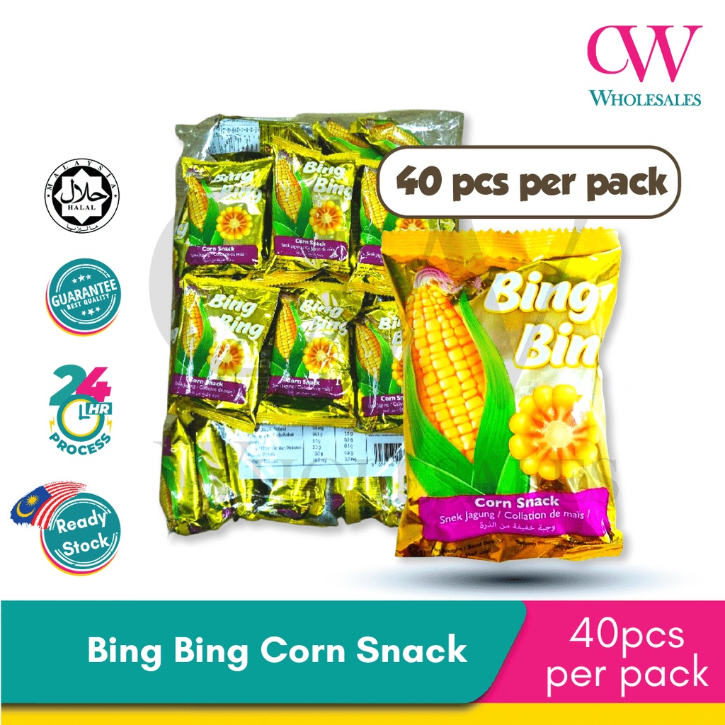 Bing Bing Corn Snack 40 packs per bag | Shopee Malaysia