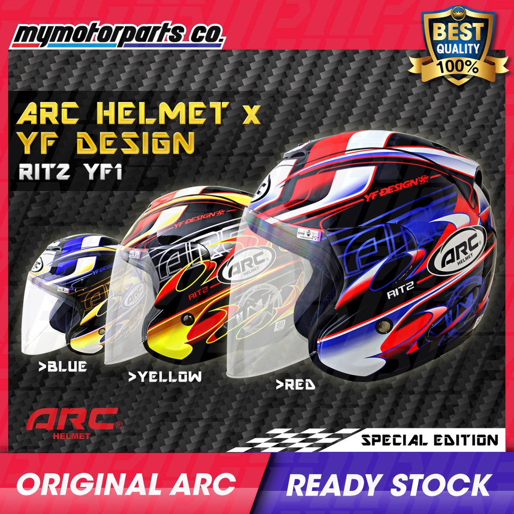 ARC x YF DESIGN RITZ YF1 Helmet (Special Edition) in Size L / 2XL ...