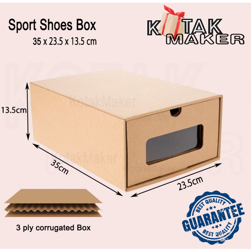 Cardboard Box Shoes Organiser with Drawer 🔥Malaysia Ready Stock🔥 ...