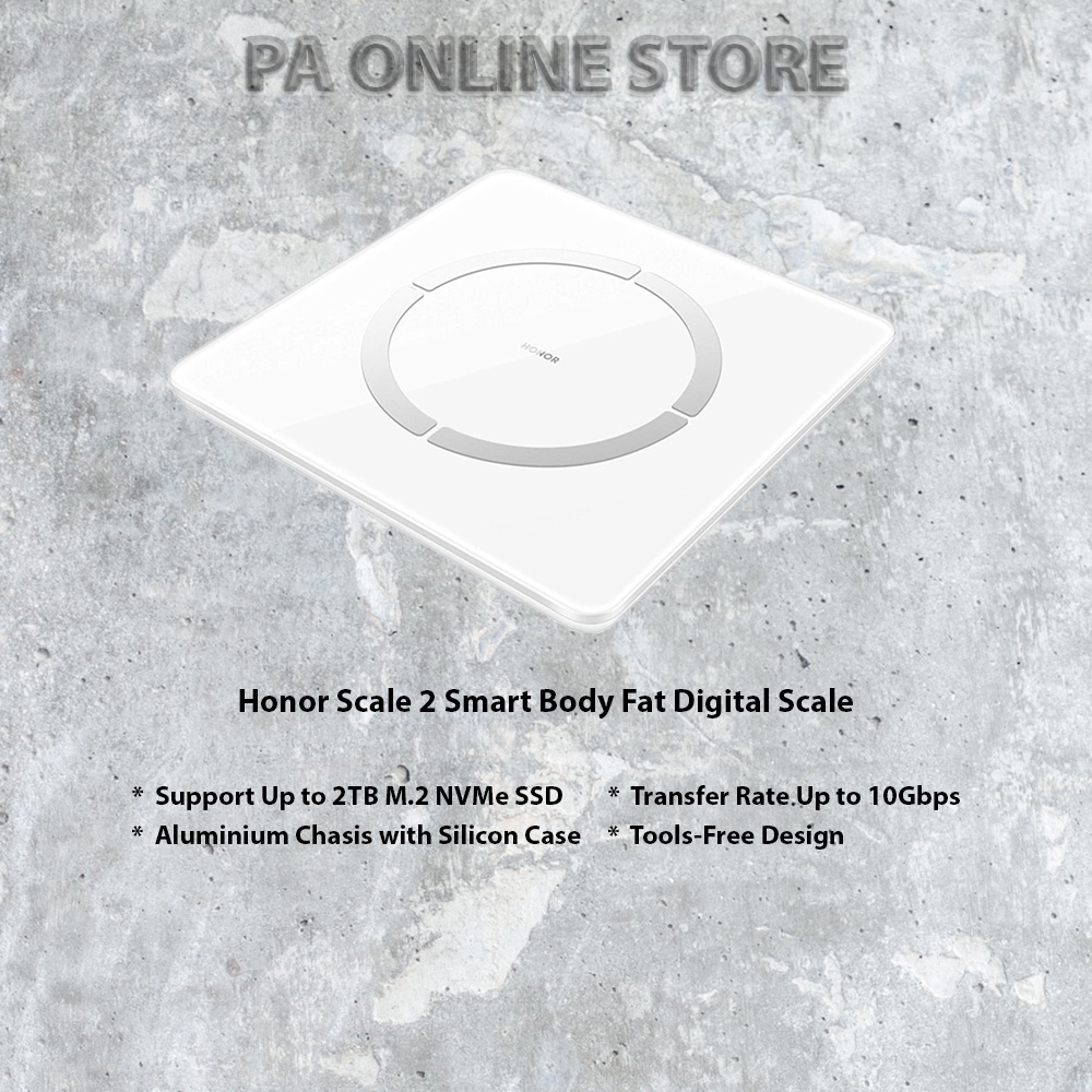 Honor Scale 2 Weighing Scale White [ Original Malaysia Set ] | Shopee ...