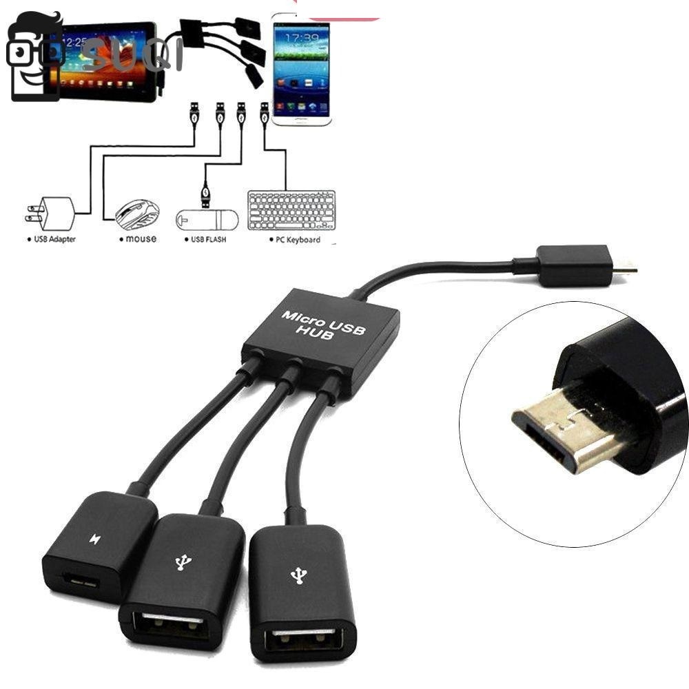 Multi-function USB 3In1 TYPE-C USB Host OTG Charge Hub Cord Adapter ...