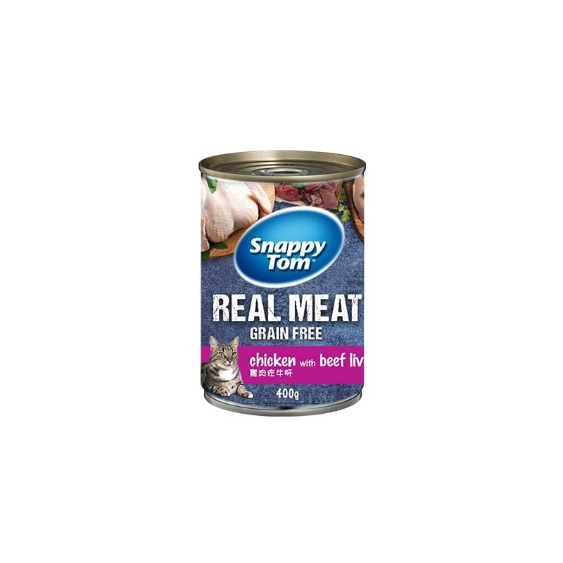 SNAPPY TOM Real Meat Chicken & Beef Liver 400G | Shopee Malaysia