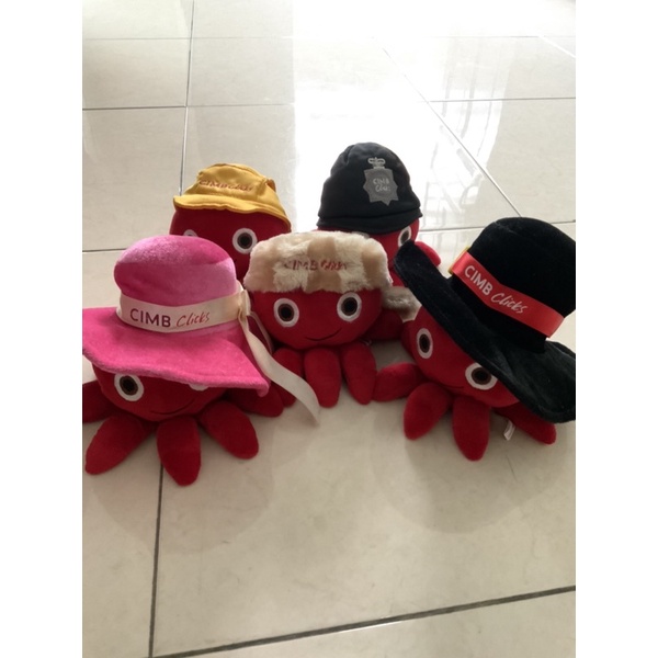 CIMB Octopus - soft toys / 八爪鱼公仔 | Shopee Malaysia