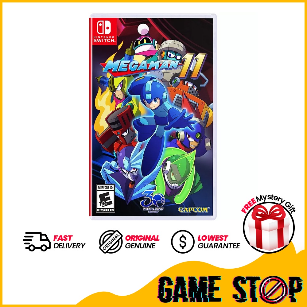 NSW Switch Megaman Mega Man 11 Chinese/English Version (中英文版) | Shopee ...