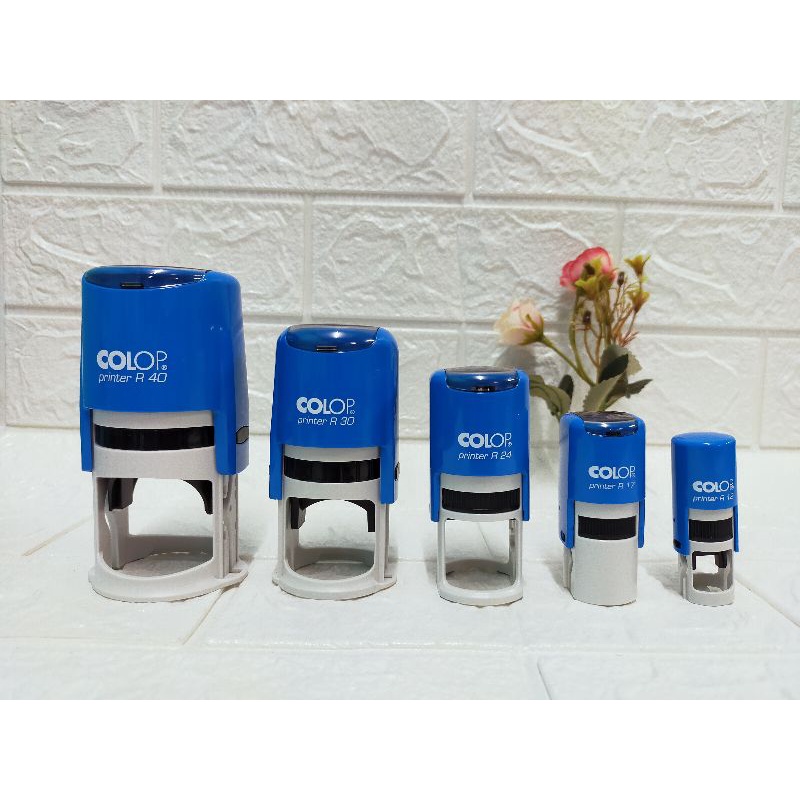 COP Bulat @ COLOP Rubber Stamp Round [Self-Inking] R12 / R17 / R24 / R30 / R40 🔥 | Shopee Malaysia