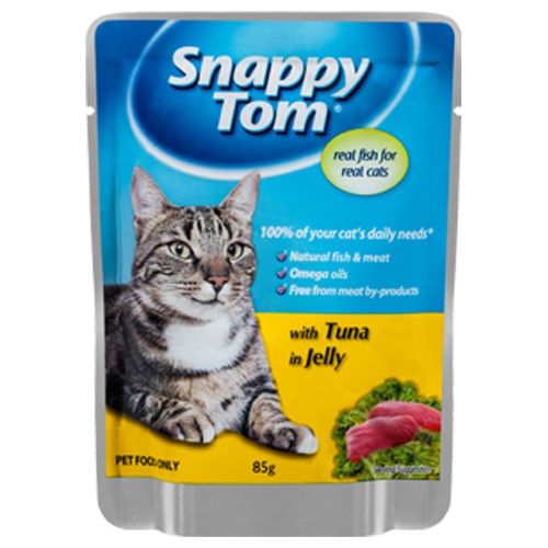 Snappy Tom with Tuna in Jelly 85g (48 pouches) | Shopee Malaysia