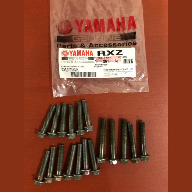 Skru Enjin Rxz Catalyzer Yamaha RXZ mili Engine screw full set skru ...