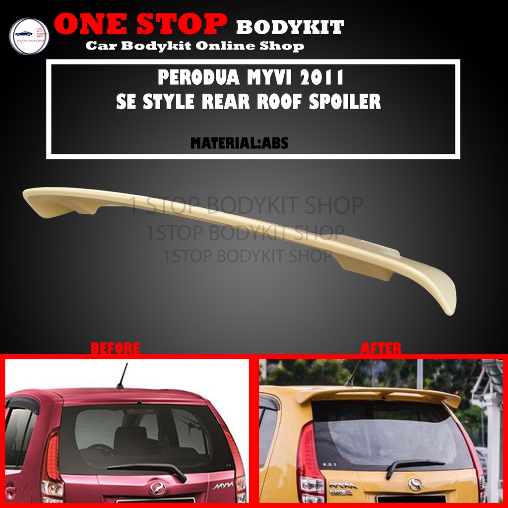 PERODUA MYVI '11 SPOILER(SE) OE FIBER(FIBERGLASS)SKIRT LIP BODYKIT ...