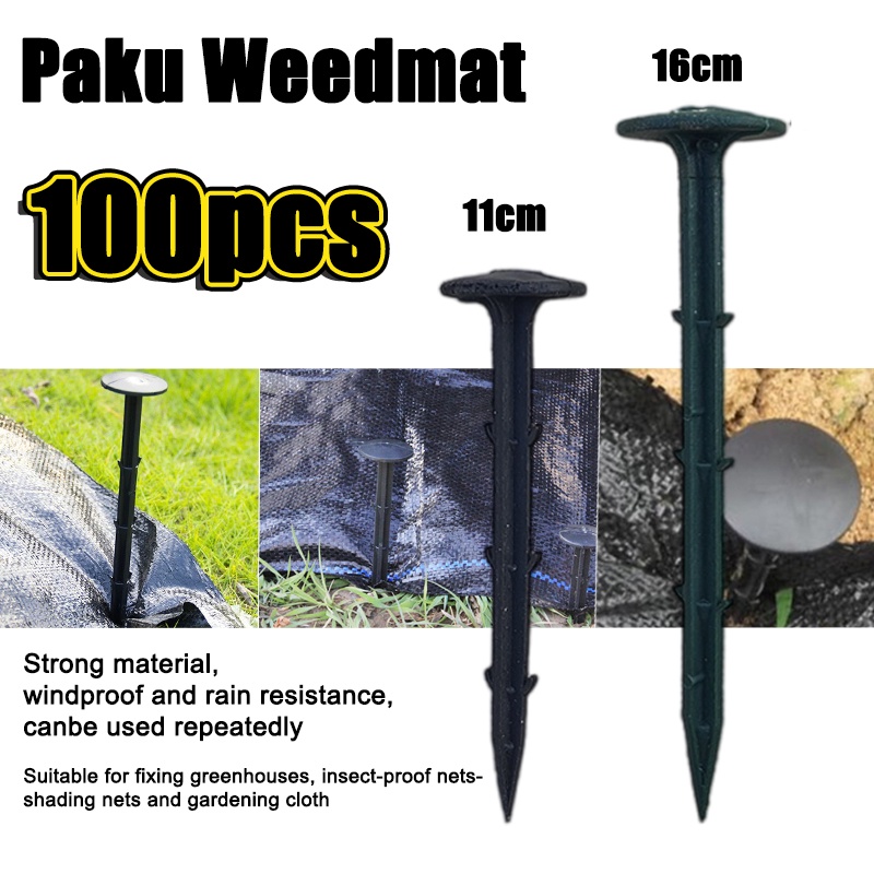 11cm/16cm Premium Quality Paku WeedMat Nail Anchor Plastic Nail Weed ...