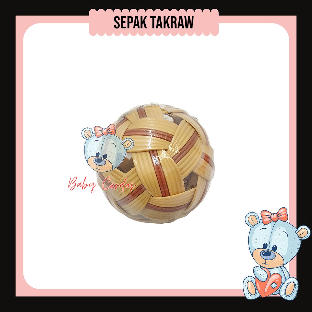 Sepak Takraw Ball Traditional Sports Game / Bola Sepak Takraw / Sepak ...
