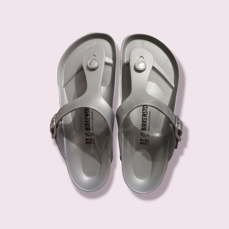 Birkenstock Gizeh Eva (Silver) | Shopee Malaysia