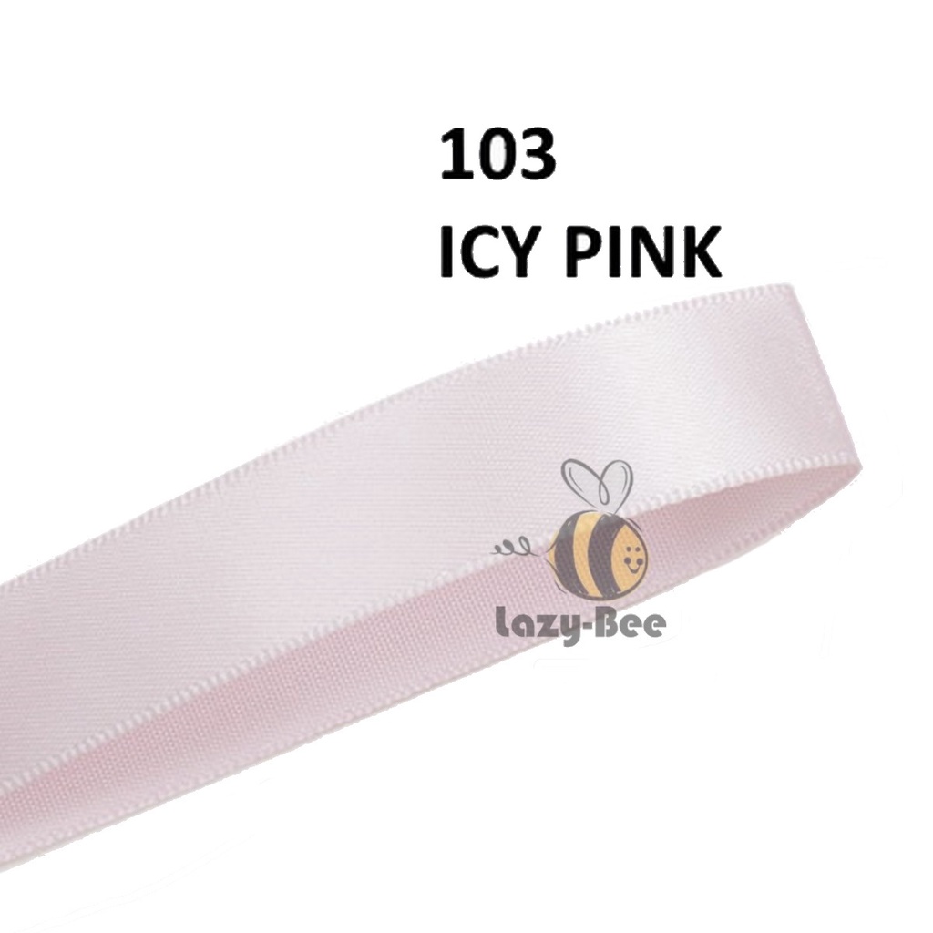 LAZY BEE 5 Meter Light Pink Premium Double Face Satin Ribbon DIY Craft ...