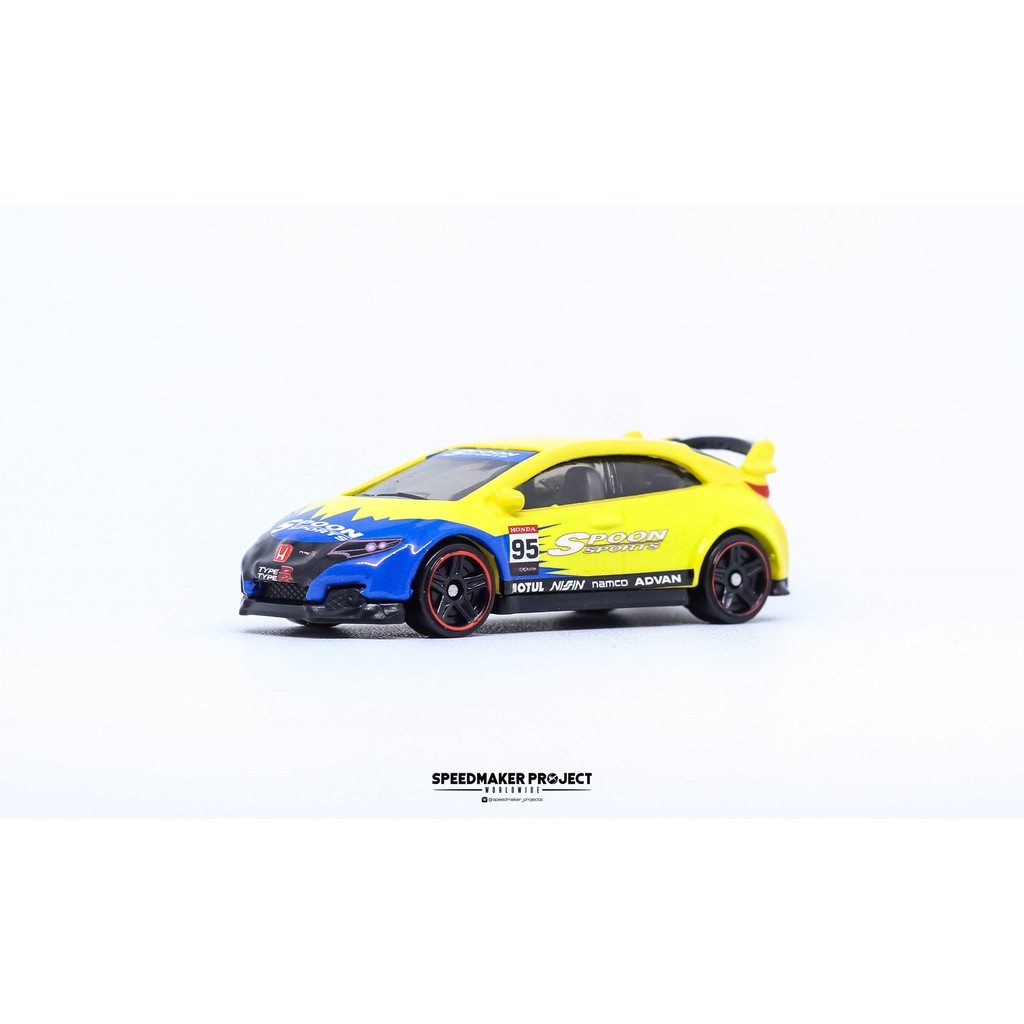 Replika Hot Wheels Honda Civic Type R Fk2 Custom Spoon Sport Diecast Miniature Car Replica 164