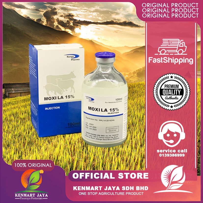 100% Original bat Lembu, kambing Dan Babi Moxila 15% (100ml) | Shopee ...