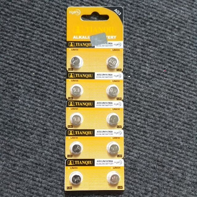 10pcs AG3/LR41H Alkaline Button Cells Battery | Shopee Malaysia