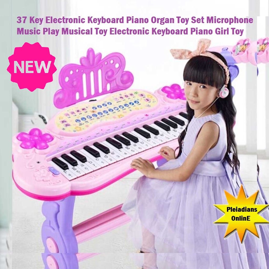 HOMIEE Musical Toy Electronic Keyboard Piano Set With Microphone Kid ...