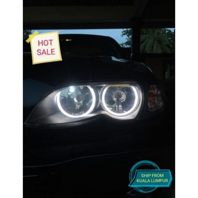 BMW E46 CCFL angel eye: white, blue, yellow color | Shopee Malaysia