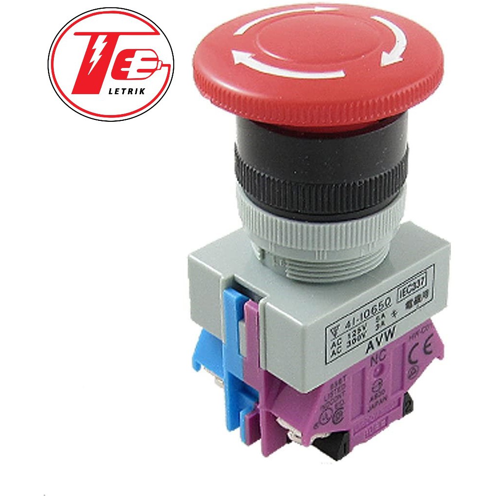 Cikachi Push Button Switch Emergency Stop | Shopee Malaysia