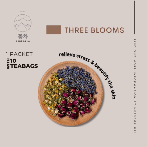 [TEABAG 茶包] 𝐓𝐇𝐑𝐄𝐄 𝐁𝐋𝐎𝐎𝐌𝐒 Healthy Flower Tea 养身花茶 Teh Bunga ...