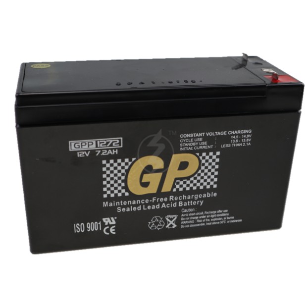 [Original] GP GPP1272 12V 7.2AH Sealed Lead Acid Battery | Shopee Malaysia