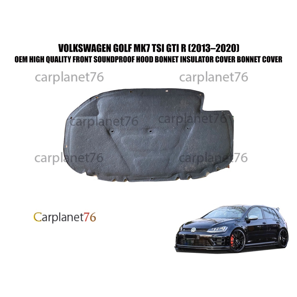 VOLKSWAGEN GOLF MK7 TSI GTI R 2013–2020 SOUNDPROOF HOOD INSULATOR ...